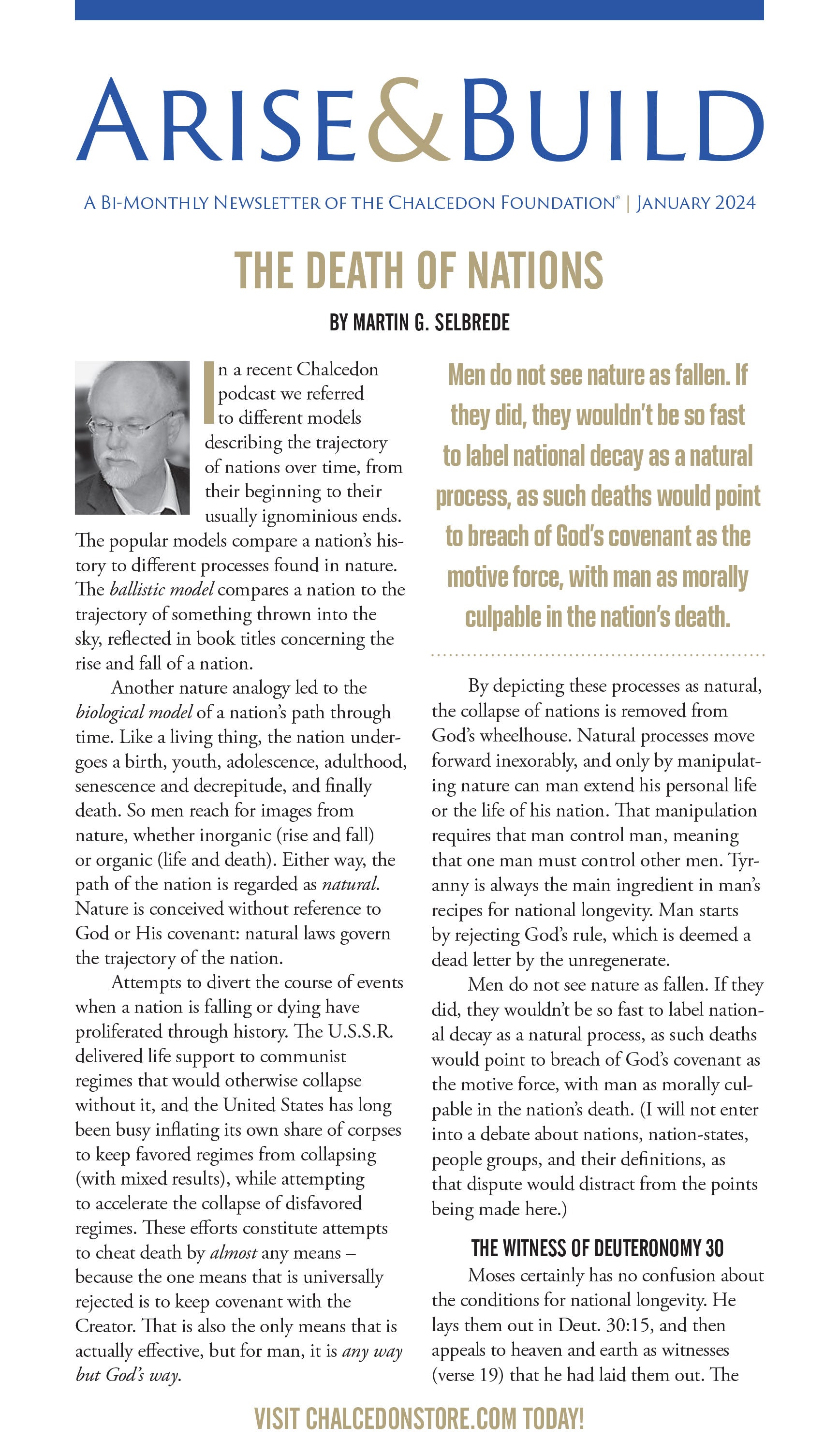 2024 Chalcedon Publications – Chalcedon Store