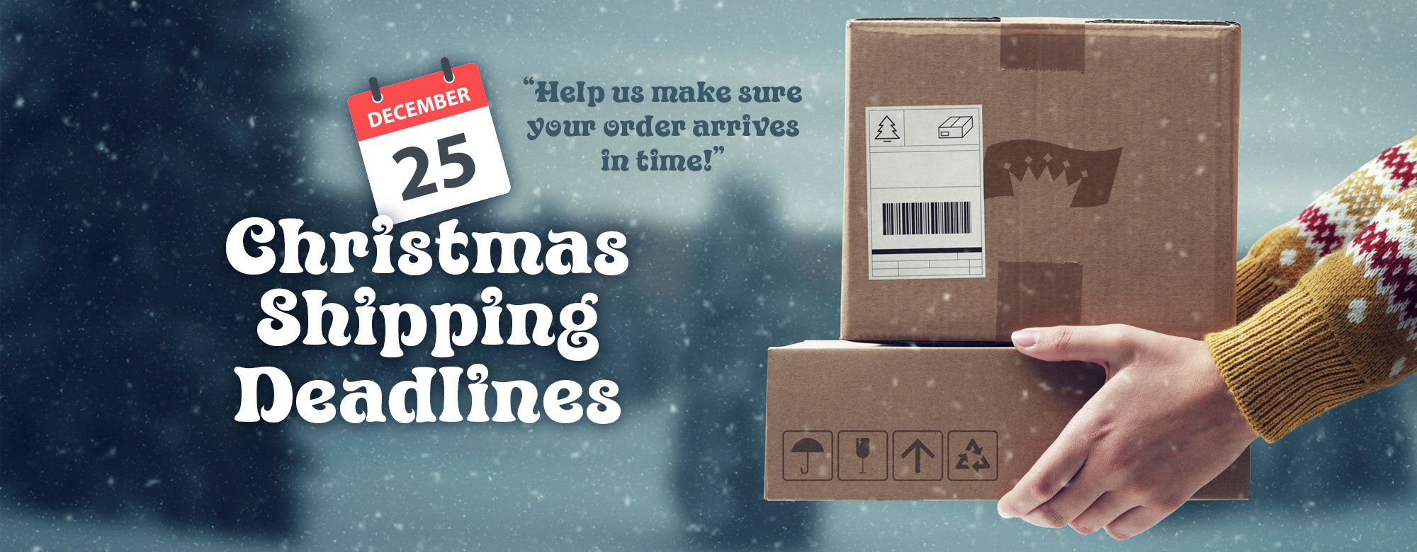 Christmas 2025 Shipping Deadlines – Chalcedon Store